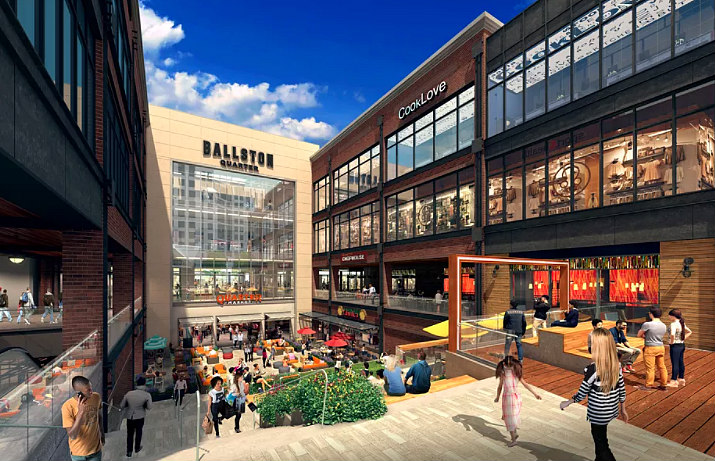Massive Food Hall Coming to Ballston Mall Development
