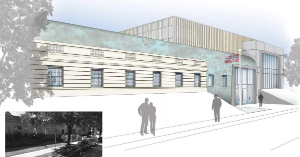 A New Look is Planned for the Norwegian Embassy