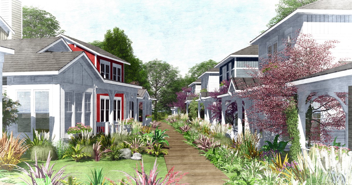 The Railroad Cottages Bring Back the Pocket Neighborhood