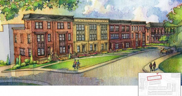 A Look at the 58 Townhouses Planned for Walter Reed