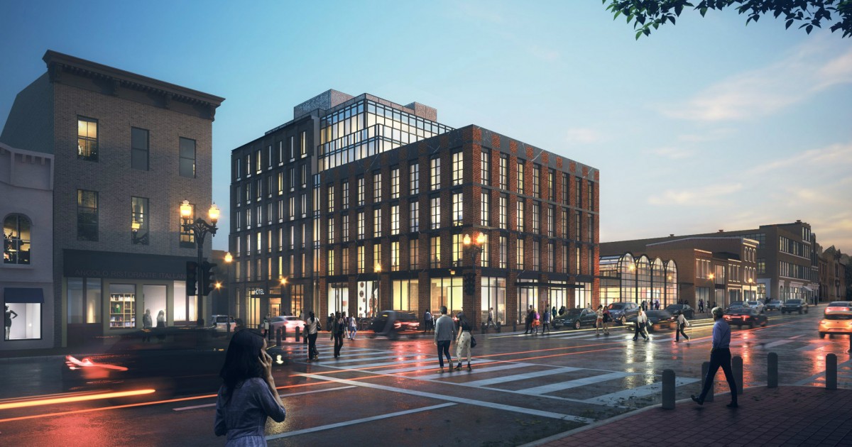 A New Design Pitched For 100-Room M Street Hotel in Georgetown