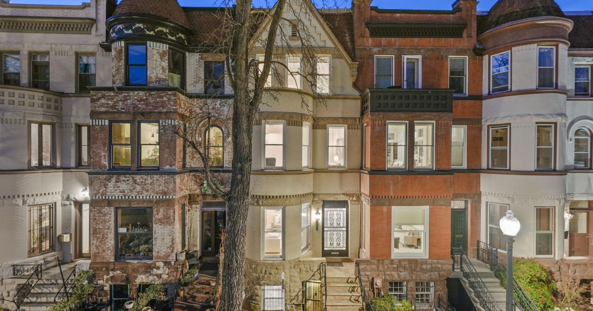 A Victorian Home on One of Dupont Circle's Most Iconic Blocks Hits the ...