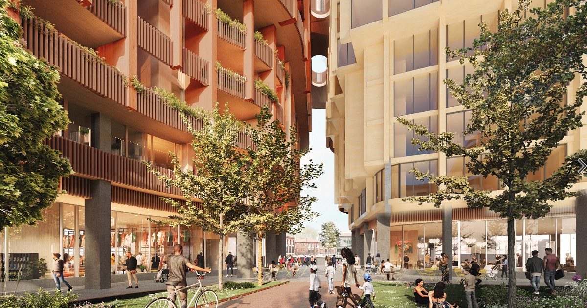 New Renderings Show Five-Building Centerpiece of St. Elizabeth's ...